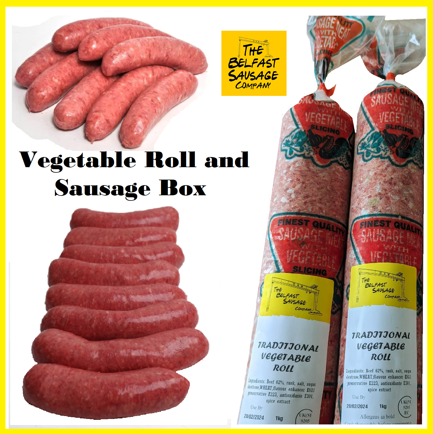 Vegetable Roll and Sausage Box – Belfast Sausage Company